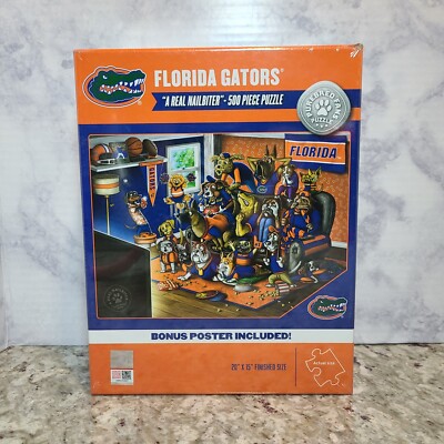 Florida Gators "A Real Nailbiter" - 500 Piece Puzzle Bonus Poster | eBay
