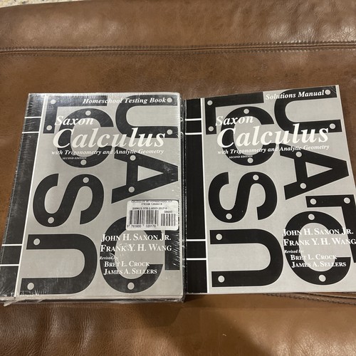 Calculus 2nd Edition Homeschool Kit (Hardcover) Solutions Manual ...