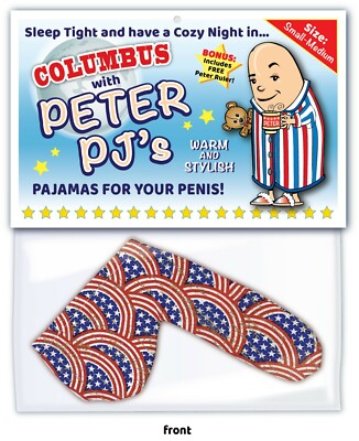 Peter PJ Columbus Ohio Willy Warmer - WEINER SOCK - Gag Joke Funny Gift ...