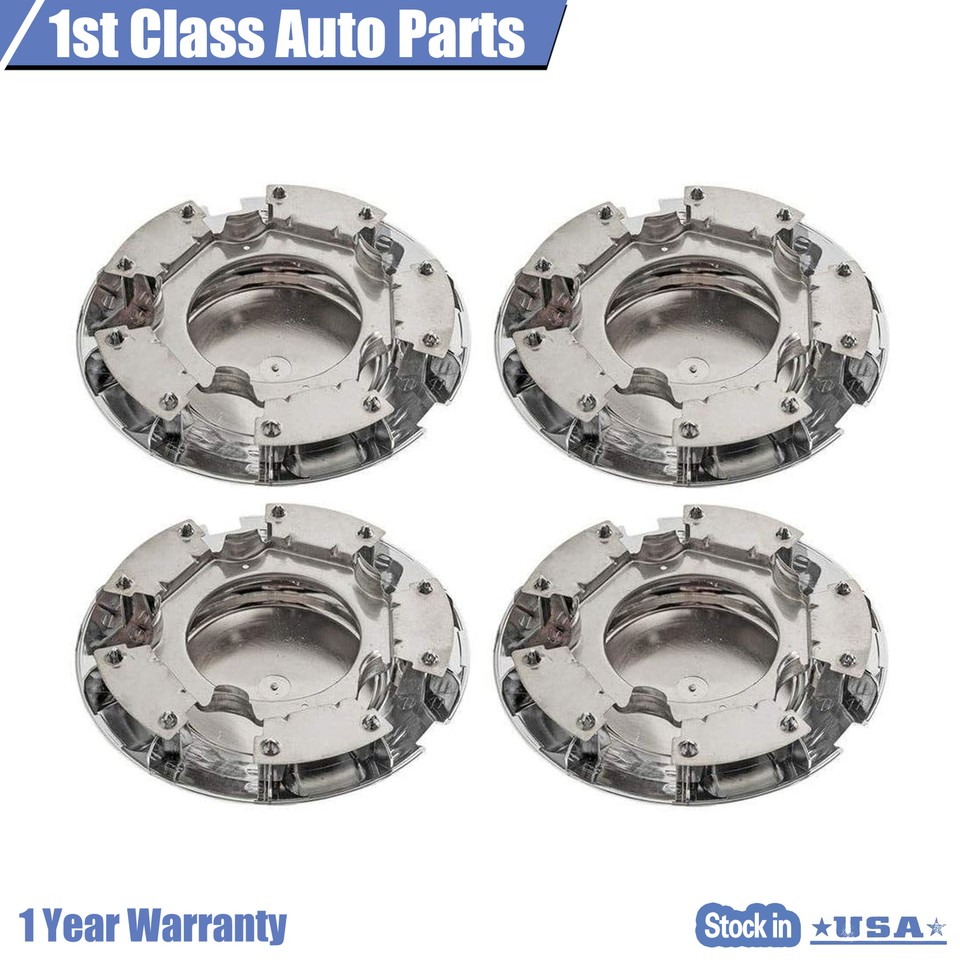 4PC 16" Inch Chrome Wheel Center Hub Caps For 99-00 Ford Expedition ...
