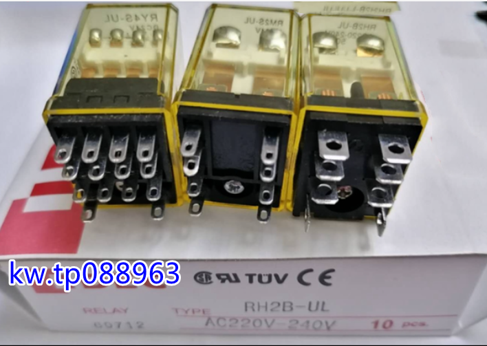 10 PCS/Box for Intermediate Relay RH2B-UL 220V 10A 8-Pin @tp | eBay