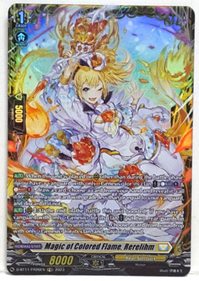 Bushiroad Cardfight Vanguard Magic of Colored Flame, Rerelihm D-BT11 ...