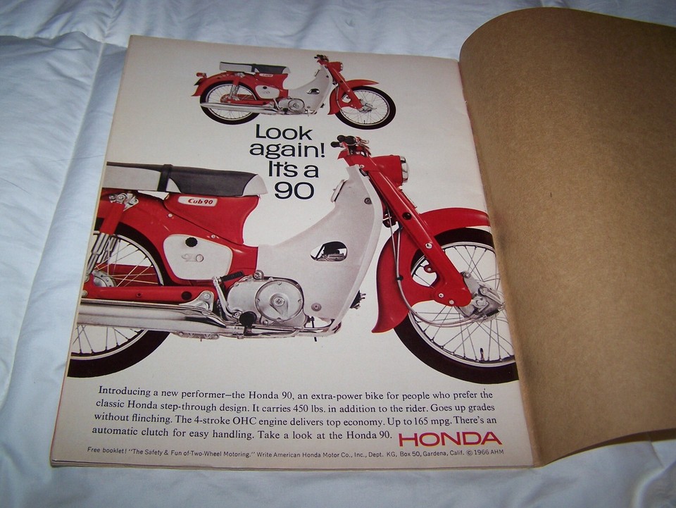 Cycle World Magazine April 1966 BSA 440 Victor & Montesa 250 Road | eBay