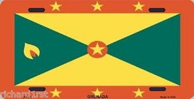 Aluminum National Flag Grenada "License Plate" NEW | eBay