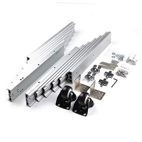 Full Extension Table Slide 50 Inch with Silent Wheels Aluminum ...