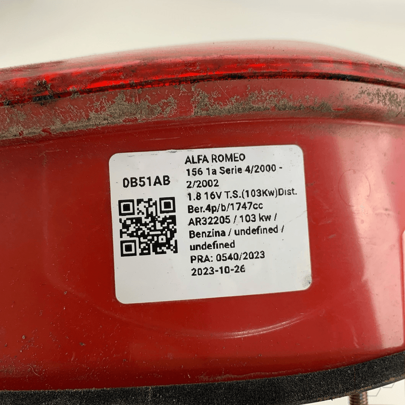 Luz trasera. parte int. Izquierda ALFA ROMEO 156 1a Serie 1.9 JTD cat ...