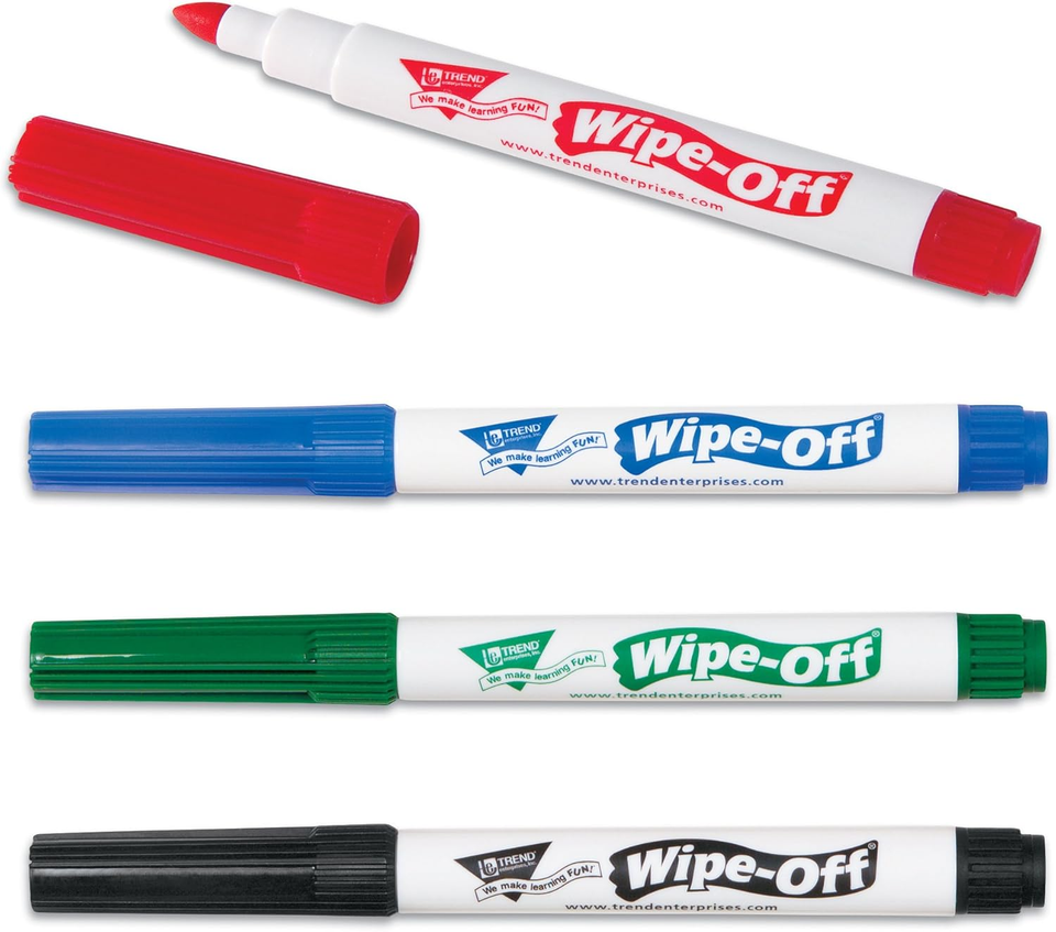 4-Pack Standard Colors Wipe-Off® Markers 744110021806| eBay