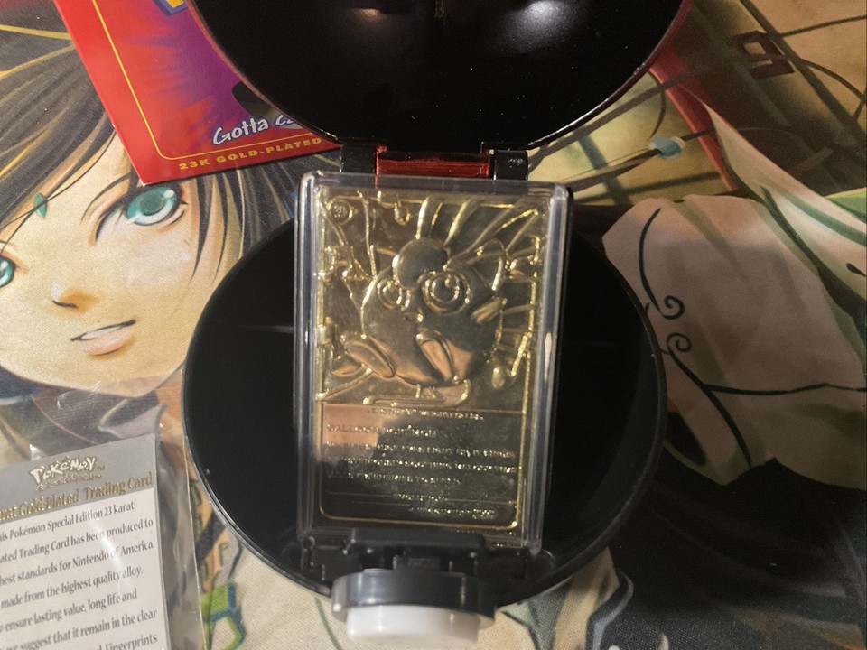 1999 Pokemon JigglyPuff LIMITED EDITION. 23k Gold Plated Sealed | eBay