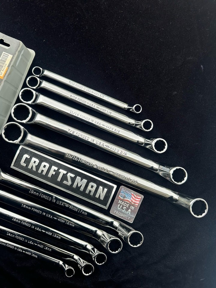 New 🔥 Sears Craftsman Professional Deep-Offset Wrench Sets 44349 44350 USA 🇺🇸 | eBay