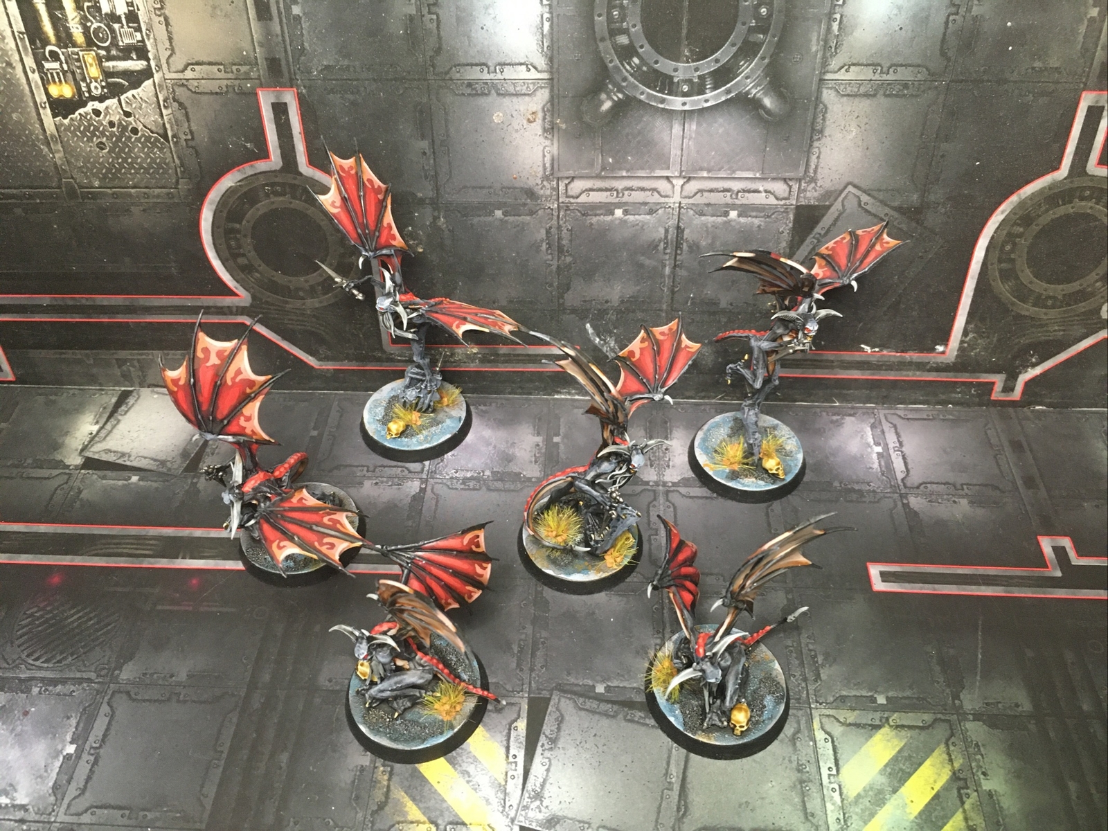 6 Chaos Beast Furies Warband WARCRY Painted COMMISSION AOS Age Sigmar ...