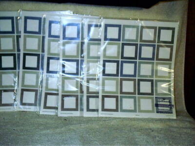 6 Packages Hallmark Designed Seals 2" x 2" Blank Square Label NEW | eBay