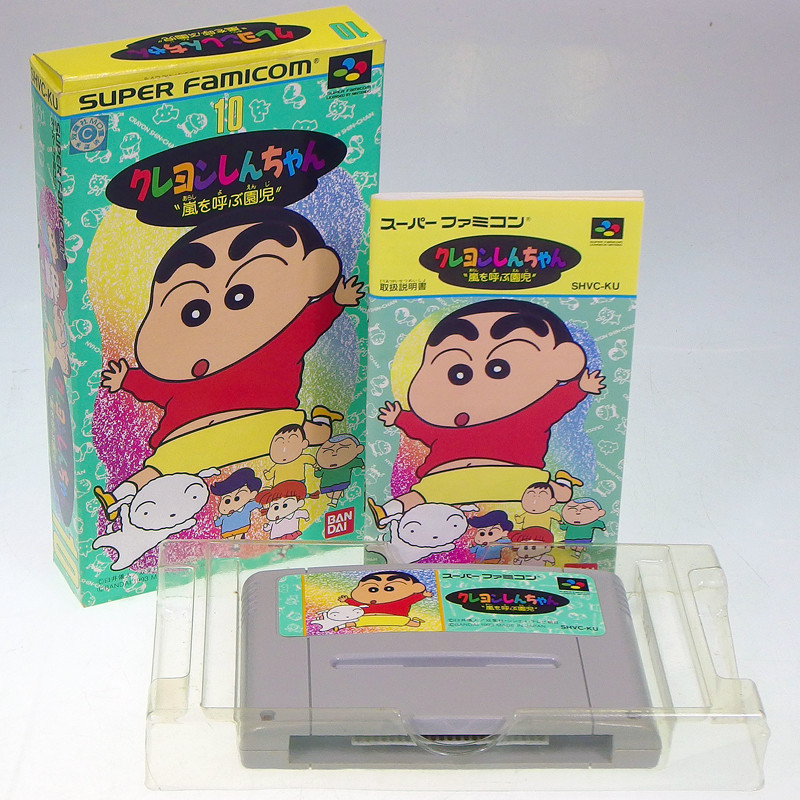 Crayon Shin Chan Nintendo SFC Super Famicom Japan Import SNES Anime ...