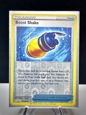 Pokémon TCG Boost Shake Evolving Skies 142/203 Reverse Holo Uncommon | eBay