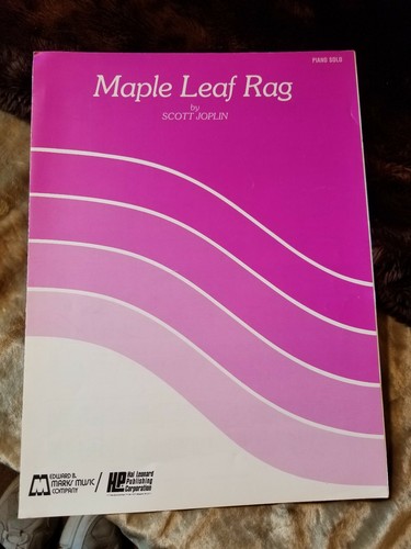 Scott Joplin 1958 Piano Solo Sheet Music "Maple Leaf Rag" | eBay