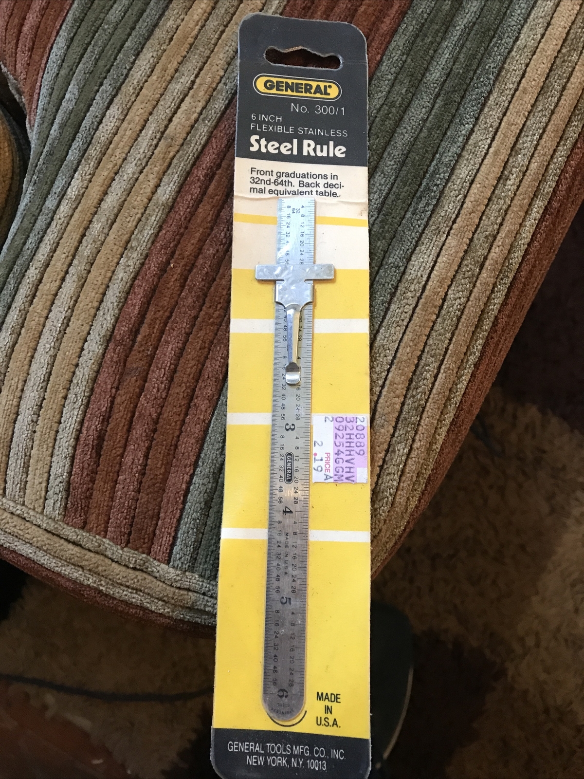 NEW! GENERAL TOOLS 6" FLEXIBLE STAINLESS STEEL RULE, No. 300/1 | eBay