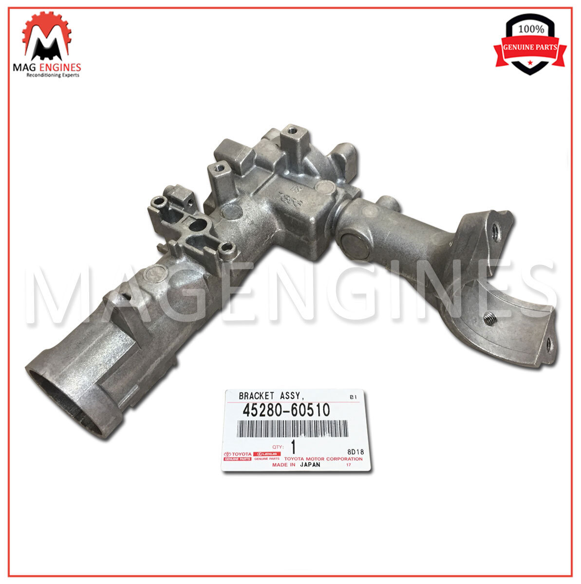 45280-60510 GENUINE STEERING COLUMN UPPER BRACKET FOR LAND CRUISER ...