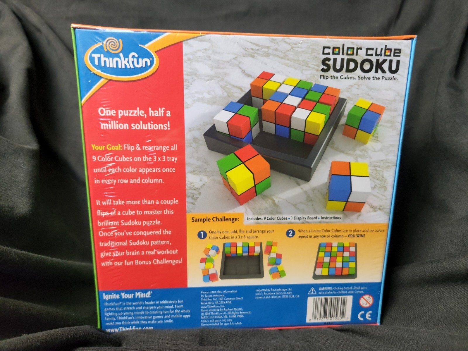 COLOR CUBE SUDOKU Game-Flip The Cube-Solve and Master The Puzzle by Thinkfun | eBay Australia