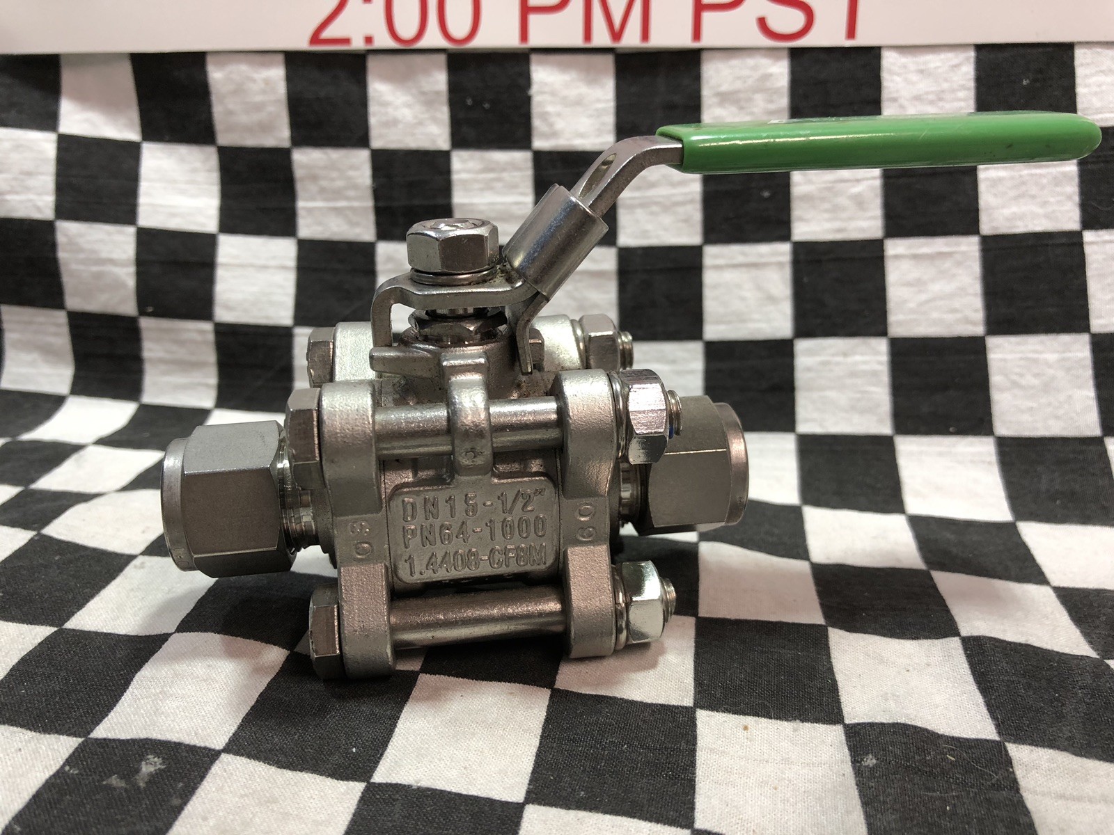 Evans ball valve manual 1/2" comp, DN15-1/2", PN64-1000, 1.4408-CF8M ...