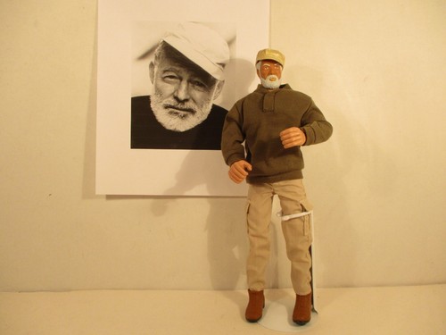 Ernest Hemingway novelist journalist sportsman author 1/6 12" custom ...