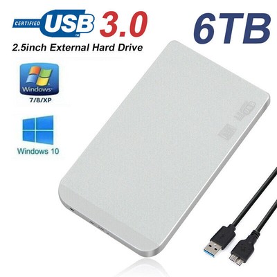 2.5inch Portable Mobile External Hard Drive Disk 6TB Mobile Storage ...