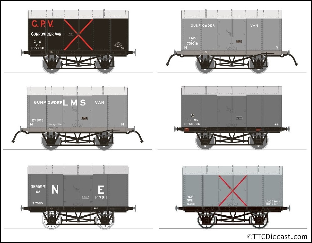 Rapido 902007 Gunpowder Van – LMS No.299031 (RCH Pattern) :: Railway ...