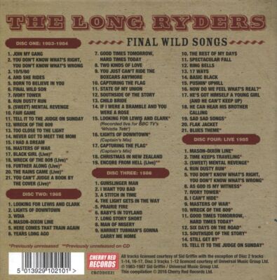 THE LONG RYDERS FINAL WILD SONGS NEW CD 5013929102101| eBay