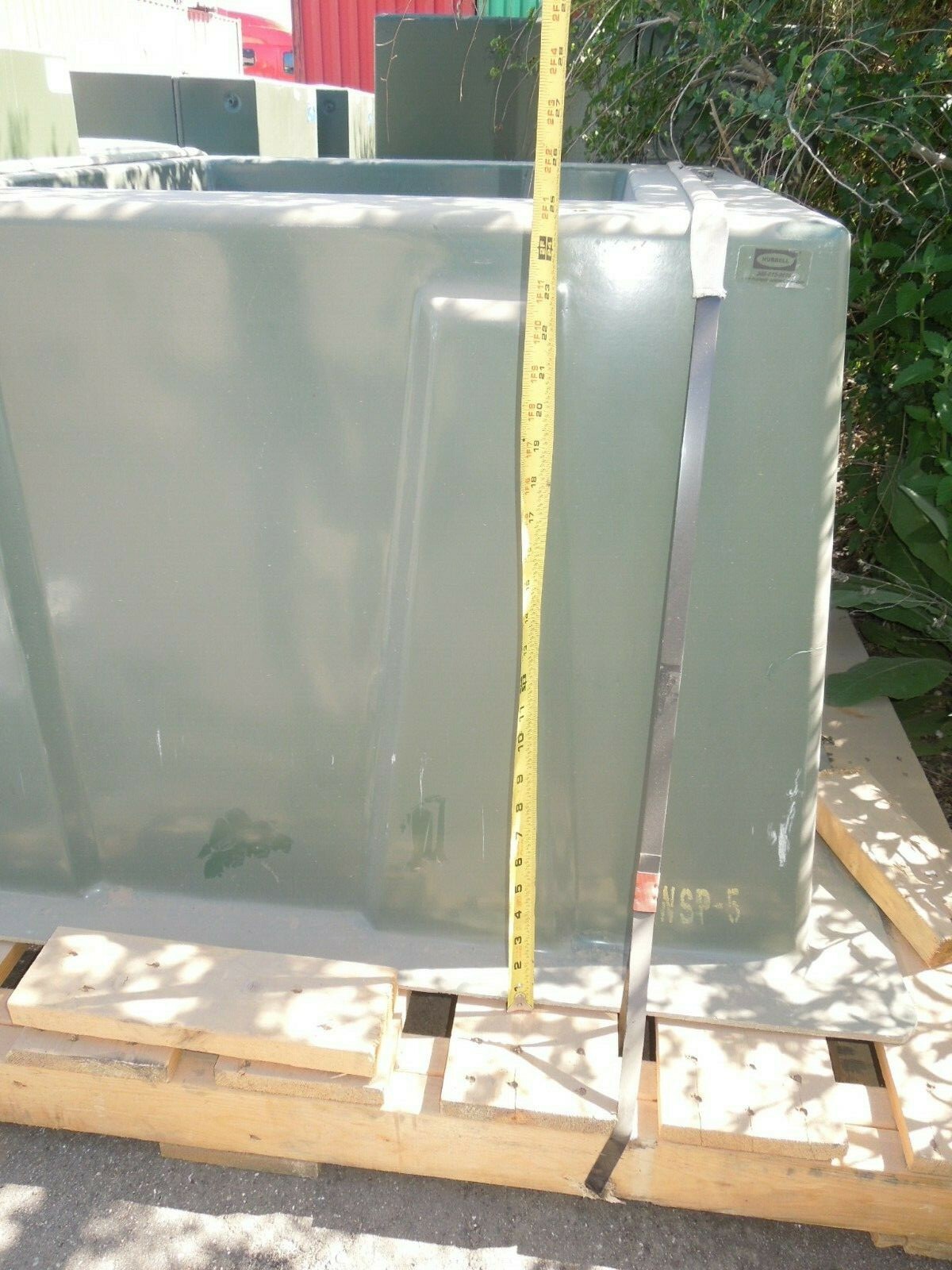 Hubbell Box Pad Base for Padmount Transformers 24"H; 24.25" x 24.25 ...