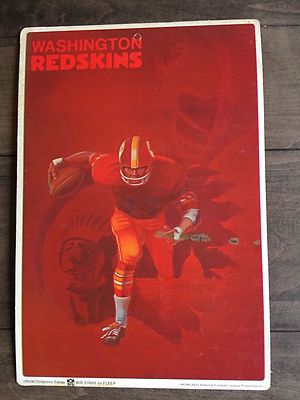 Washington Redskins 1968 NFL vintage sign - 8" x 11 1/2" -classic logo ...