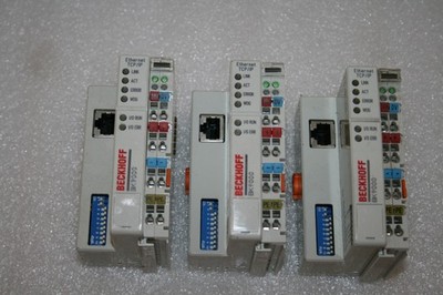 Lot of 3 - Beckhoff BK9000 10/100 Ethernet TCP/IP Ethernet Coupler ...