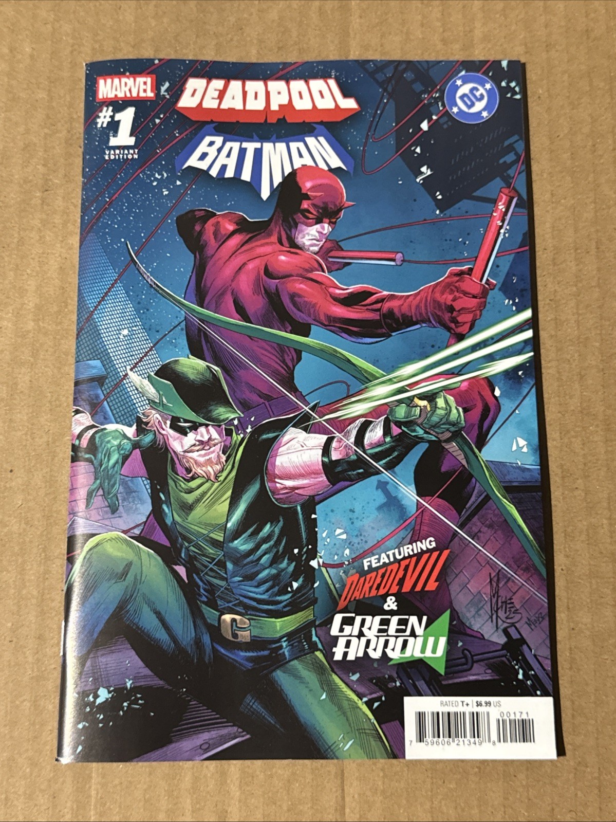 DEADPOOL BATMAN #1 CHECCHETTO VARIANT 1ST PRINT MARVEL COMICS (2025 ...