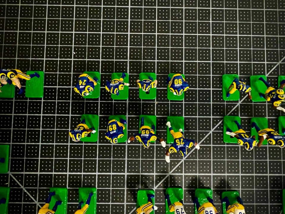 Los Angeles Rams Custom Electric Football Figures | eBay