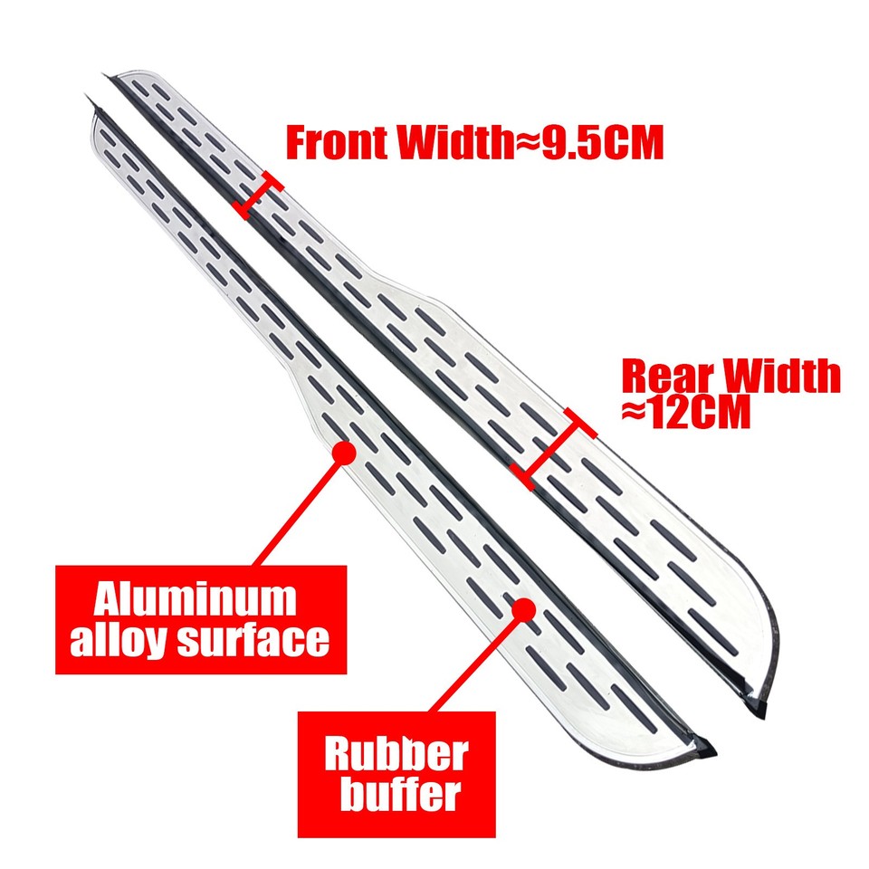 2pcs Running Board for Volkswagen VW Taigun 2022-2025 Side Step NerfBar ...