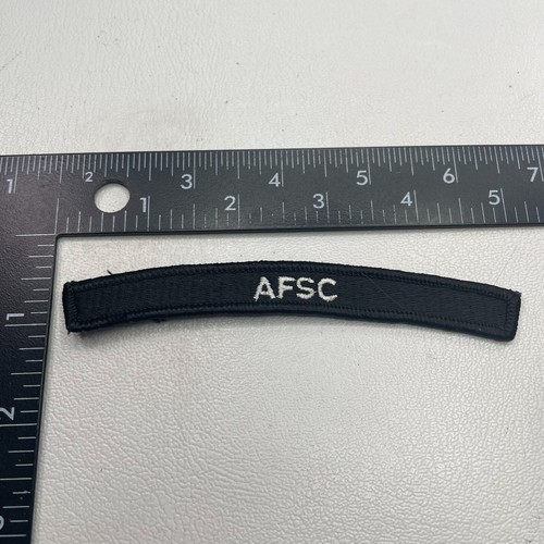 U.S. Navy (OR IS THIS AIR FORCE SPECIALTY CODE ???) AFSC Tab Patch ...