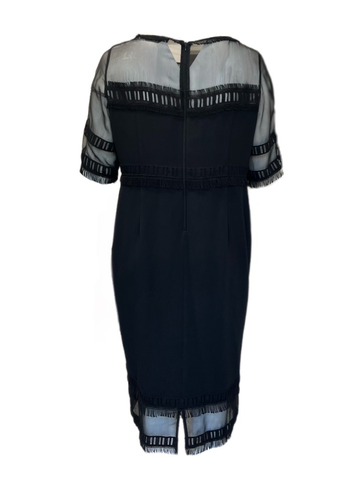 Marina Rinaldi Women's Black Diabase Sheath Dress NWT | eBay