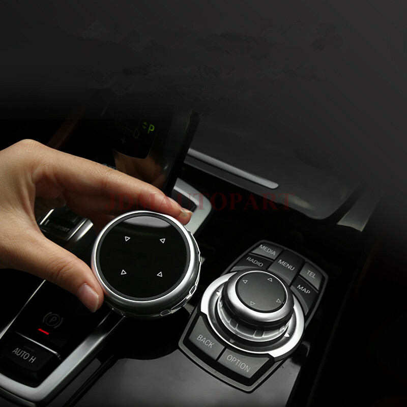 BMW IDRIVE 7 Buttons Multi-Media Control Knob Interior Cover | Black ...