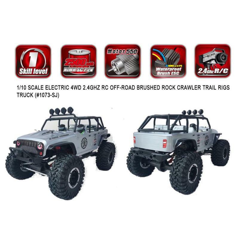 Remo Hobby 1073-SJ 1/10 2.4G 4WD Brushed Rc Car Off-road Rock Crawler ...