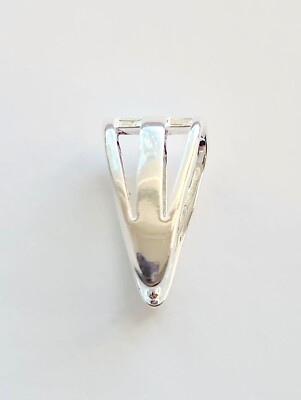 Pinch Bails Bright Silver Triangle - Large (Qty 5-15) Ships from USA ...