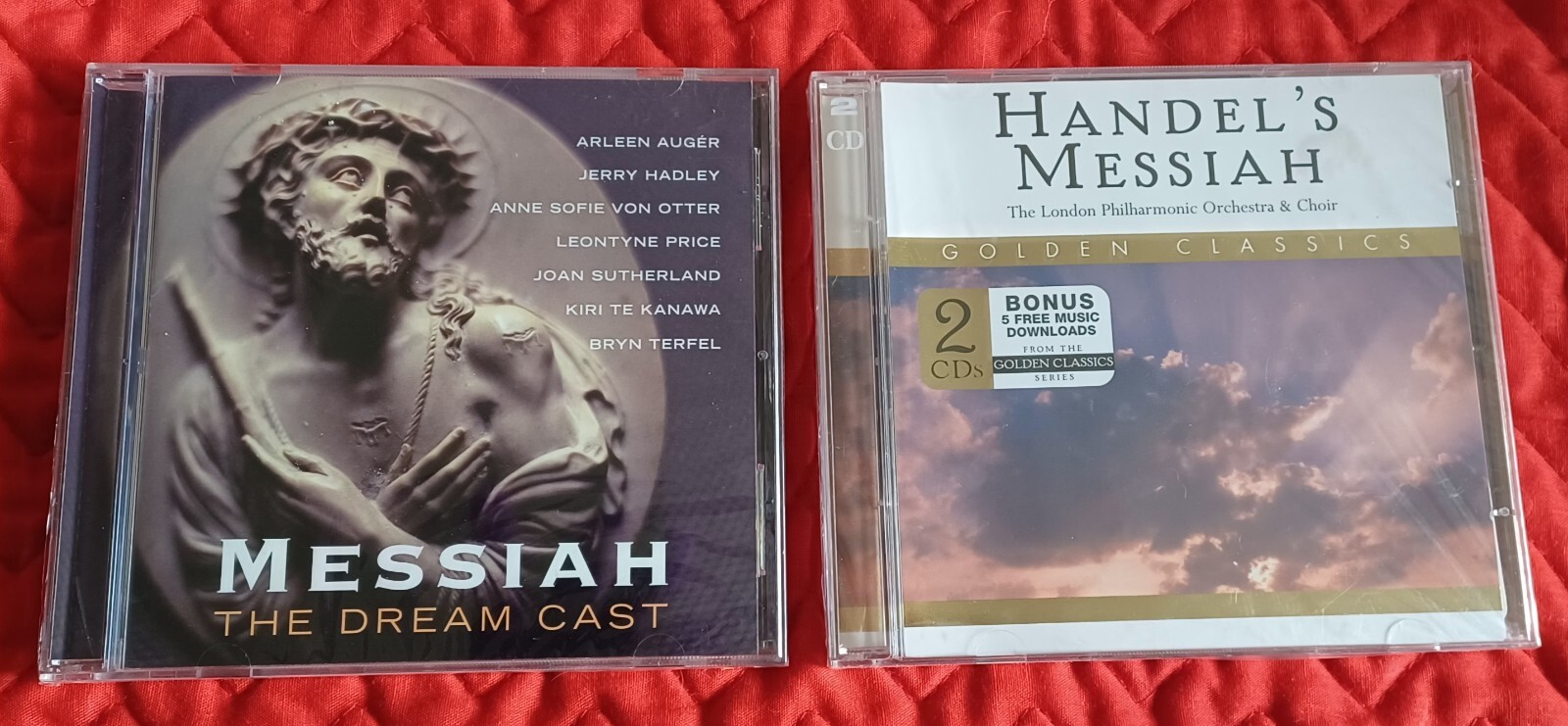 Lot of 3 CDs: Messiah: The Dream Cast 1 CD & Handel's Messiah 2 CDs NEW ...
