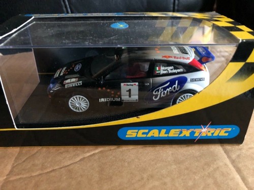 SCALEXTRIC discontinued m/b Scalextric Ford Focus "Iridium" #1 ref ...