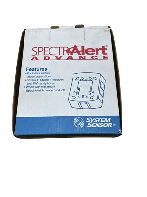 *NIB* *New* System Sensor BBS-2 Fire Alarm Wall Back Box Skirt Red | eBay