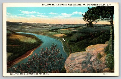 PA-NY Wilkes-Barre Watkins Glenn Sullivan Trail Wyalusing Rocks ...