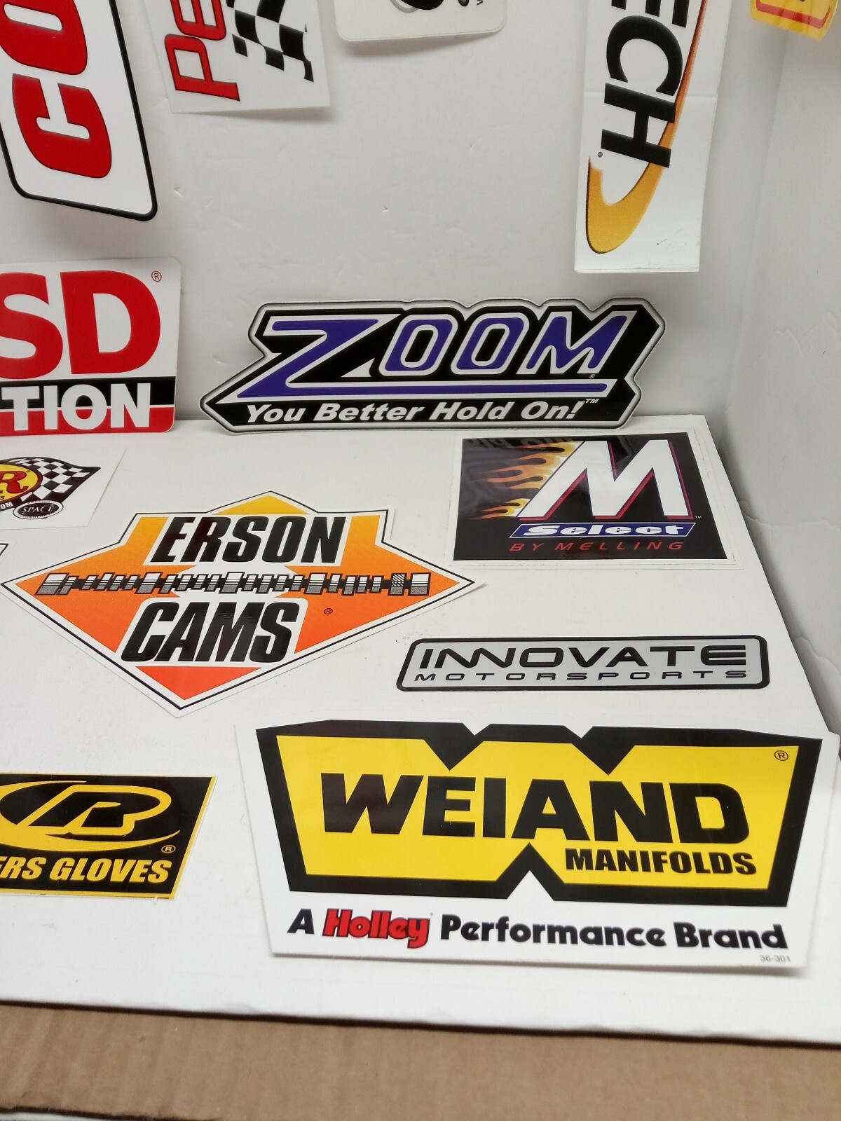 Lot of 19 Racing Decals Contingency Stickers NHRA NASCAR Outlaw Stock ...