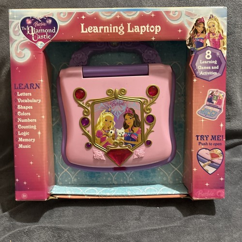 Barbie & The Diamond Castle Learning Laptop 2008 Oregon Scientific No ...