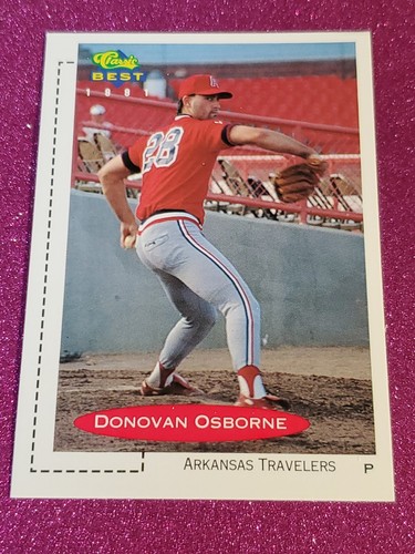 1991 Classic Best #27 Donovan Osborne Arkansas Travelers St. Louis ...