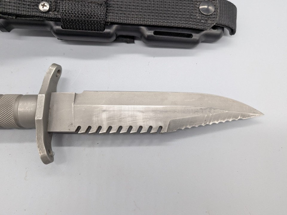 Buck Buckmaster 184 First Year Production Fixed Blade Survival Knife ...