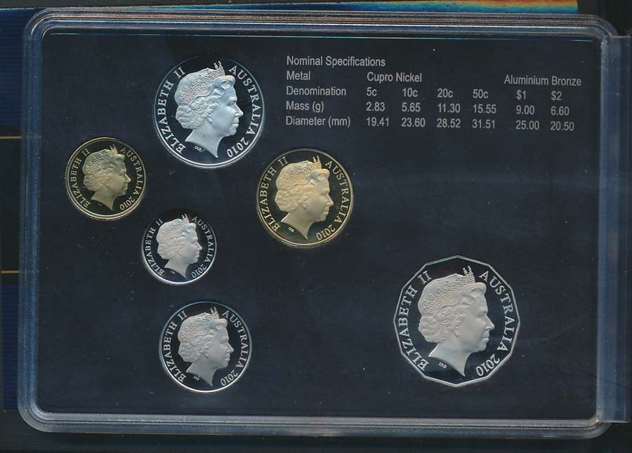 Australia: 2010 Proof Set in RAM Pkg. Cat $150. Very scarce | eBay