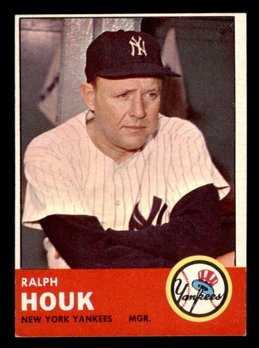1963 Topps Baseball #382 Ralph Houk EX *e2 | eBay