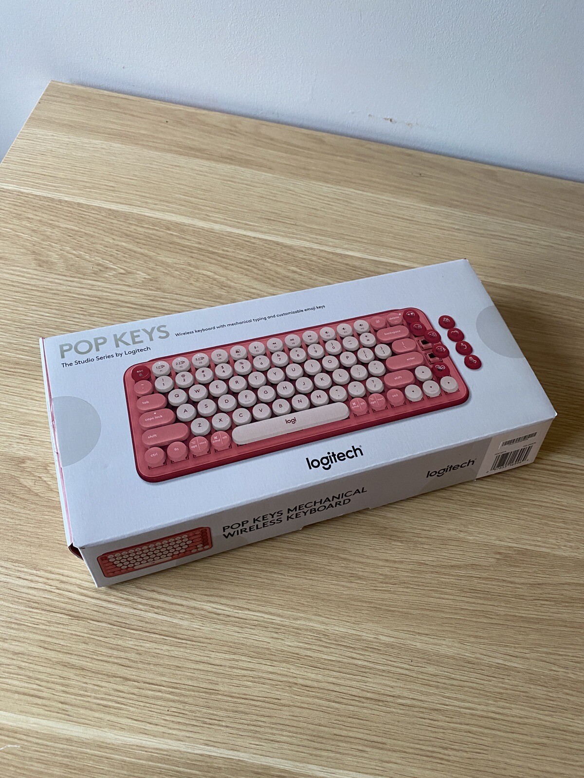 Logitech POP Keys Wireless Mechanical Emoji Keyboard - Heartbreaker ...