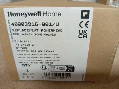 Honeywell V4043H Zone Valves Replacement 40003916-001 2 Port Actuator ...
