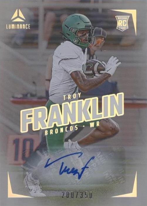 2024 Panini Luminance - Rookies Troy Franklin #139 Autographs /350 (AU ...